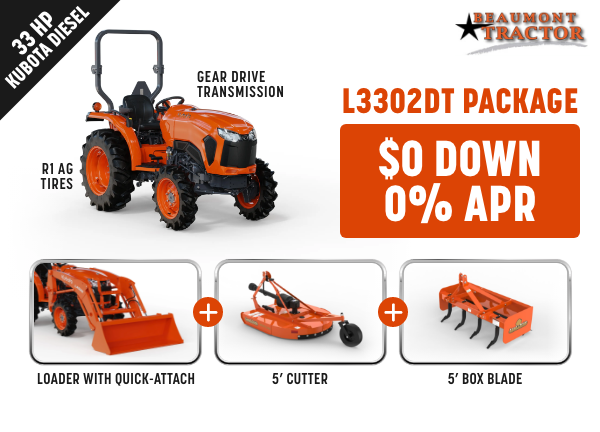 L3302DT Tractor Package - Beaumont Tractor Company